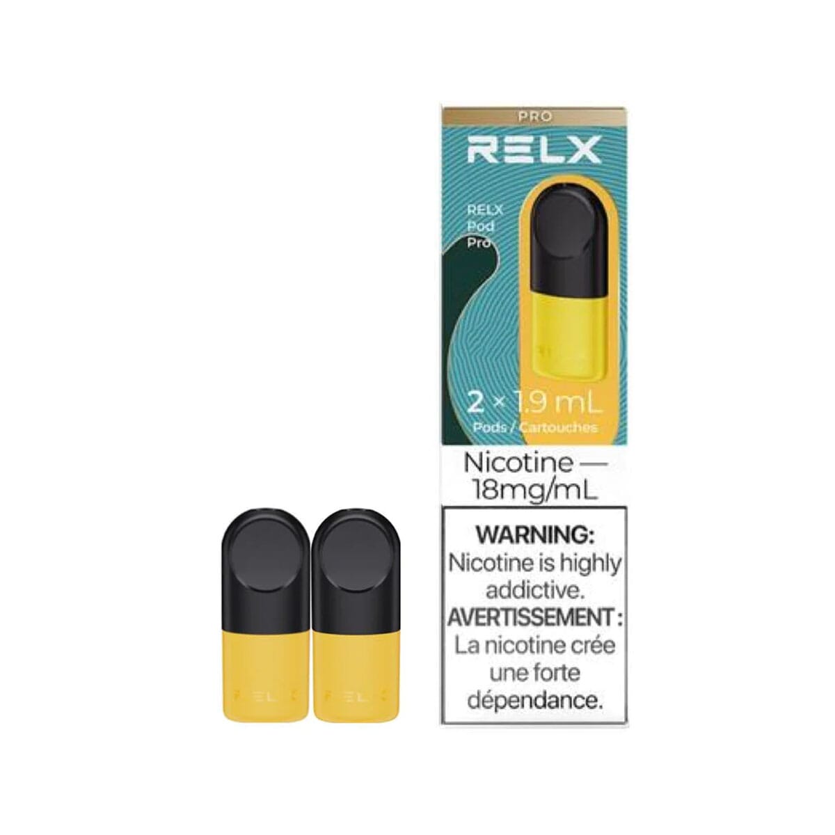 Relx Pod Pro Lemon Zest Vape Pods | VapeMeet - VapeMeet Inc