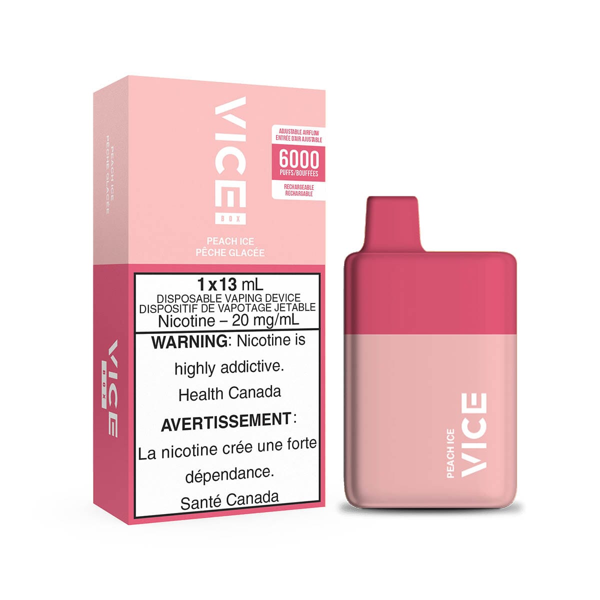 Vice Box Peach Ice Disposable Vape Pen | VapeMeet - VapeMeet Inc
