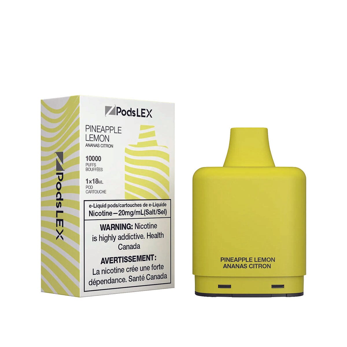 Z Pods LEX Pineapple Lemon Disposable Vape Pod | VapeMeet - VapeMeet Inc