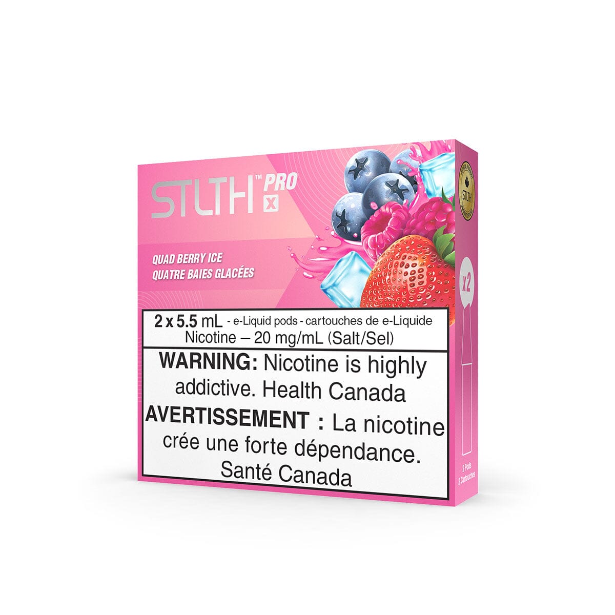 STLTH Pro X Quad Berry Ice Vape Pods | VapeMeet - VapeMeet Inc