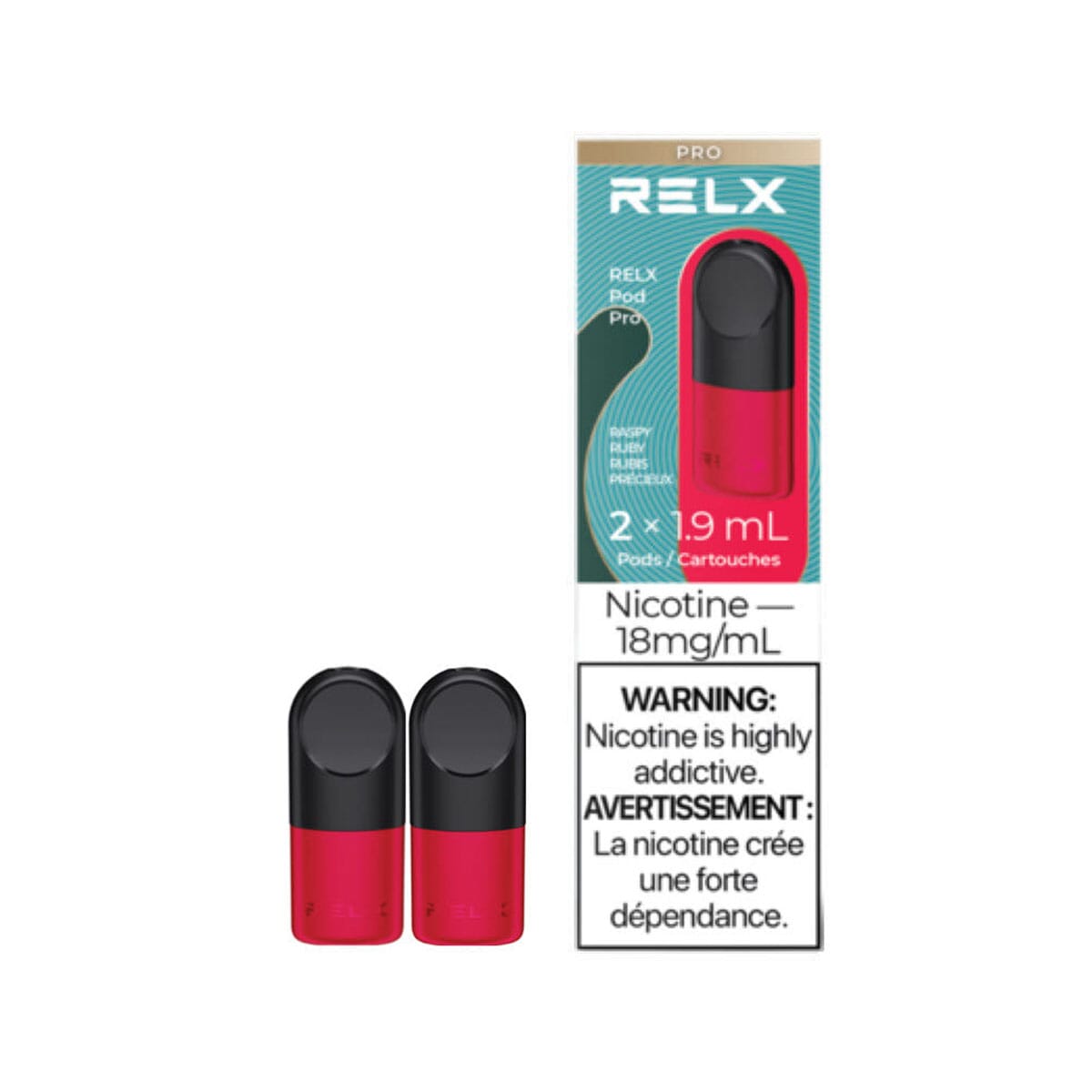 Relx Pod Pro Raspy Ruby Vape Pods | VapeMeet – VapeMeet Inc