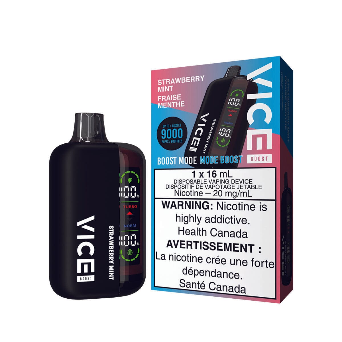 Vice Boost Strawberry Mint Disposable Vape Pen | VapeMeet - VapeMeet Inc