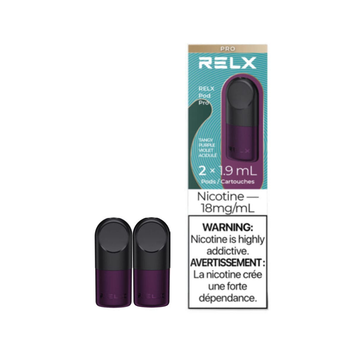 Relx Pod Pro Tangy Grape Vape Pods | VapeMeet – VapeMeet Inc