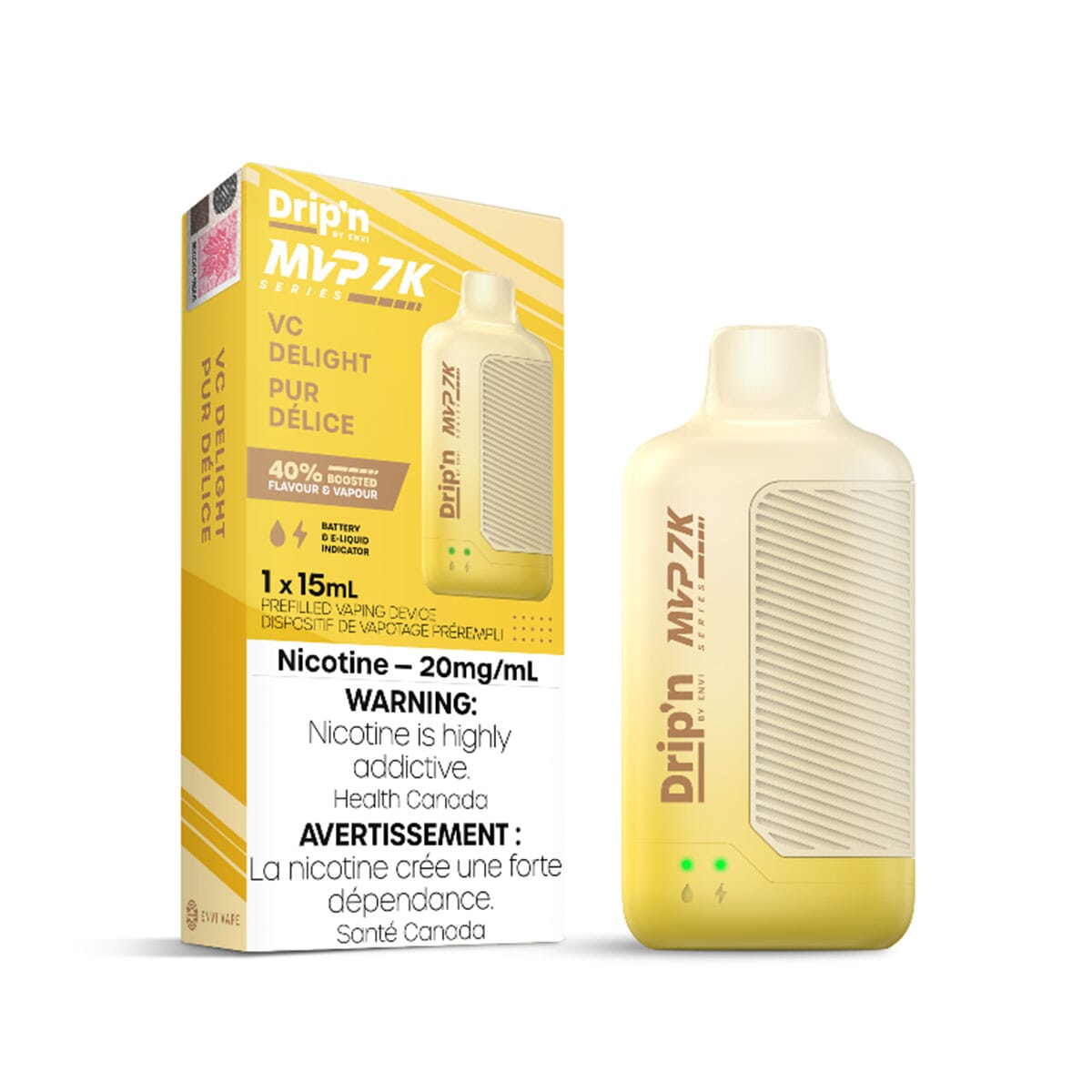 Drip'n by Envi MVP Series VC Delight Disposable Vape - VapeMeet Inc