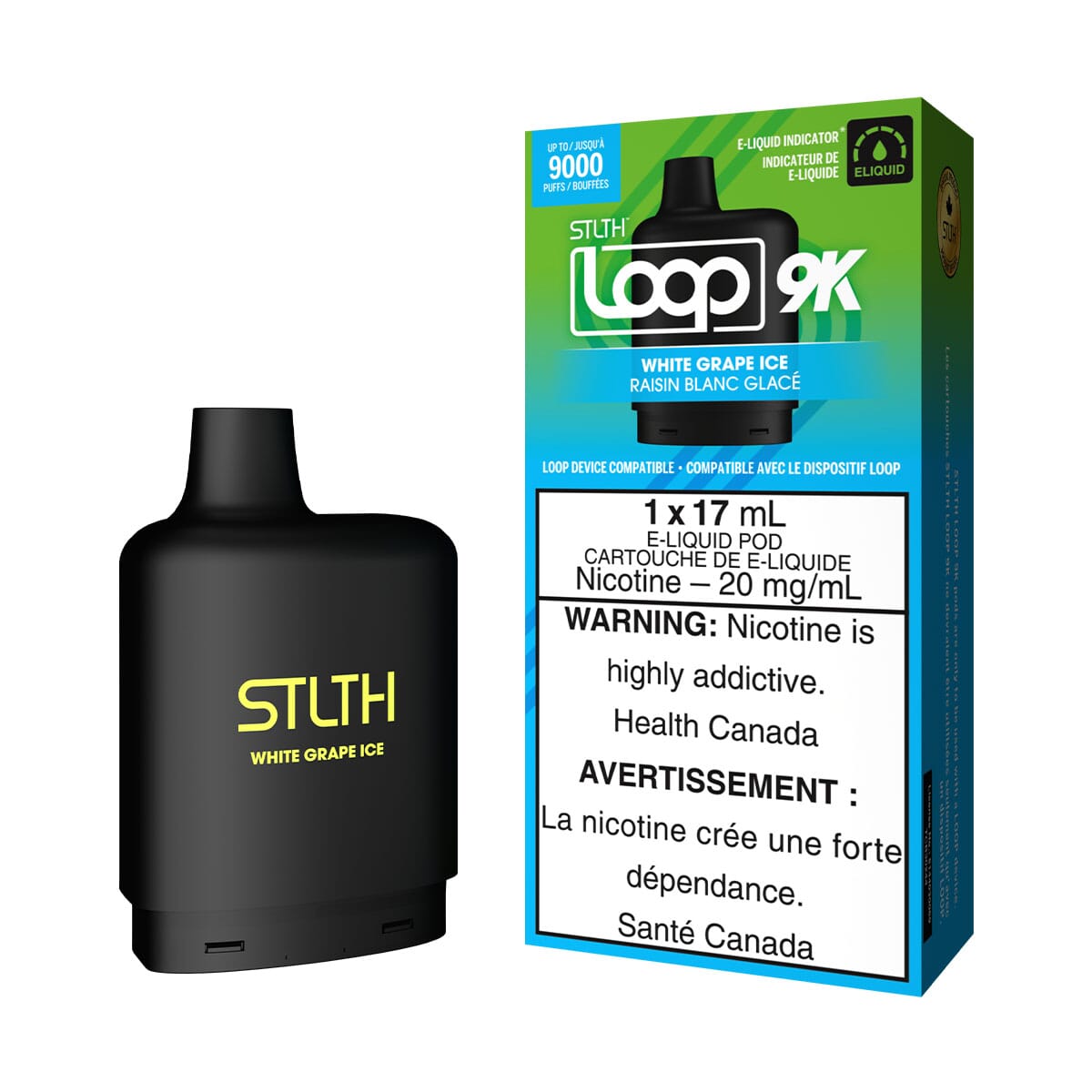 STLTH Loop 2 White Grape Ice Disposable Vape Pod | VapeMeet – VapeMeet Inc