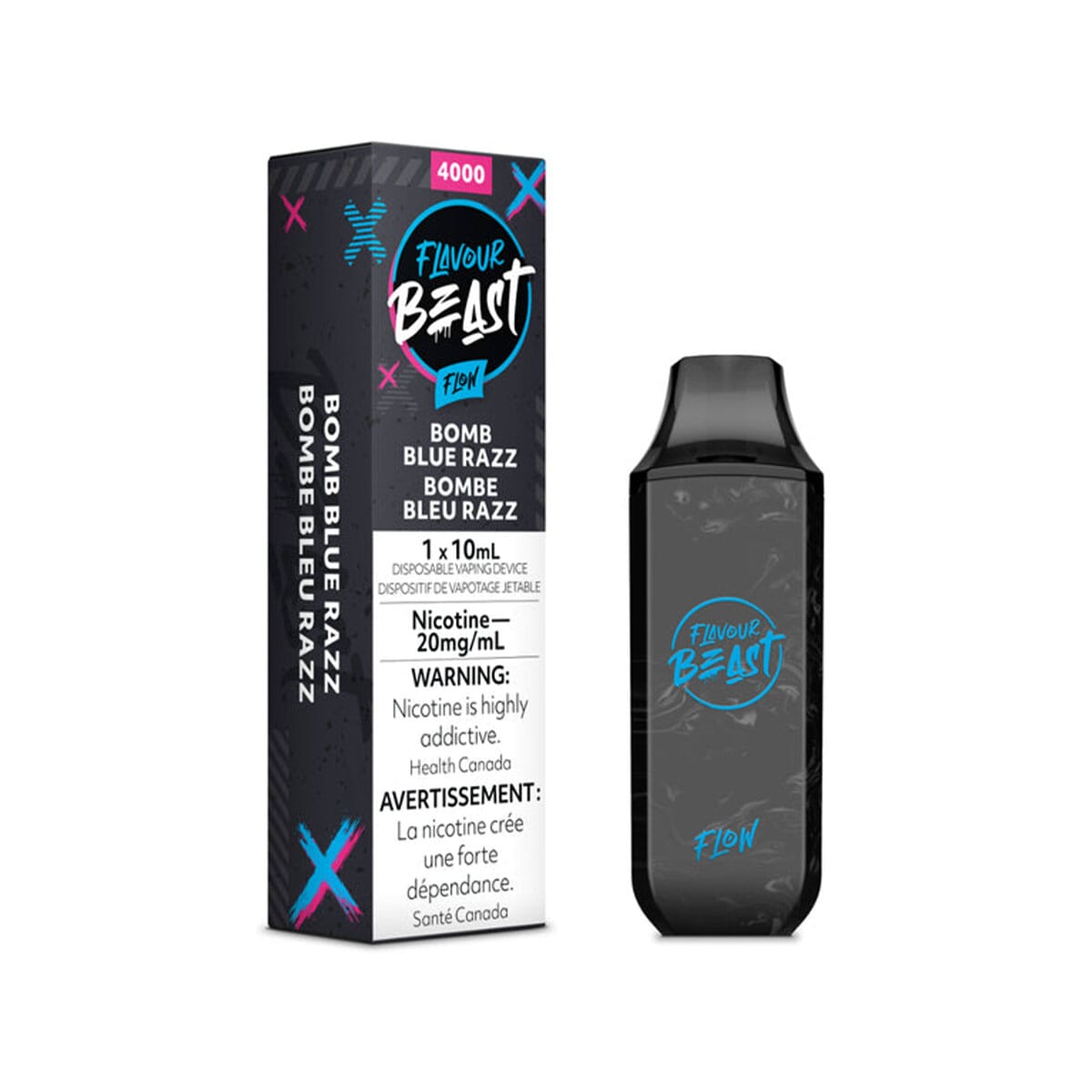 Flavour Beast Bomb Blue Razz Disposable Vape - VapeMeet Inc